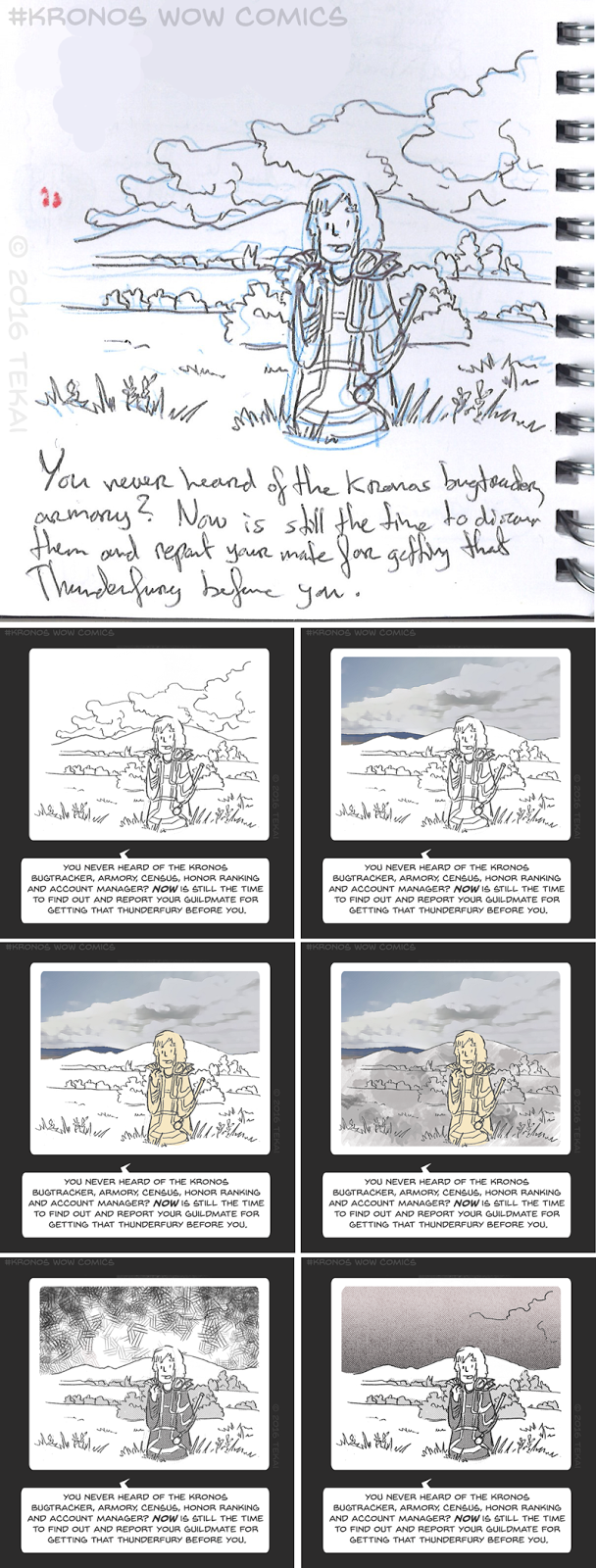 Progression annexe: Kronos comic progression