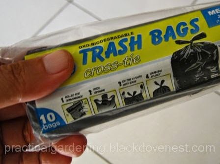 Practical Gardening: Garden and Yard Trash Bag Holder - DIY