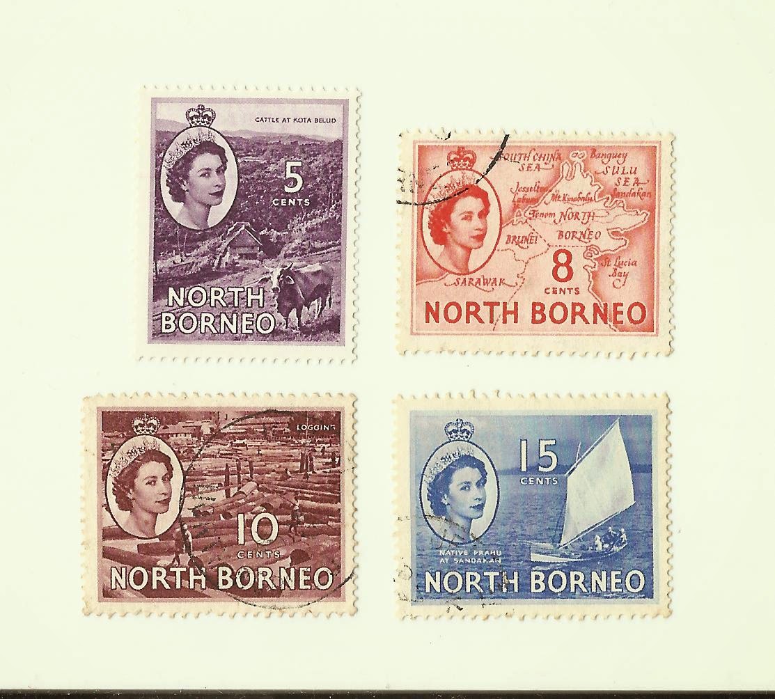 mizan matawang dan setem: Old Stamps Of British North Borneo ( Now ...