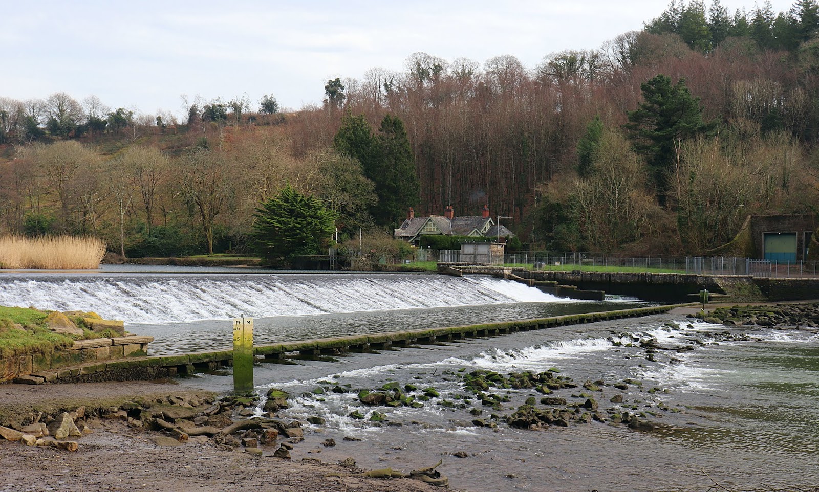 Arwen's meanderings: Dinghy cruising, Lopwell dam on the River Tavy
