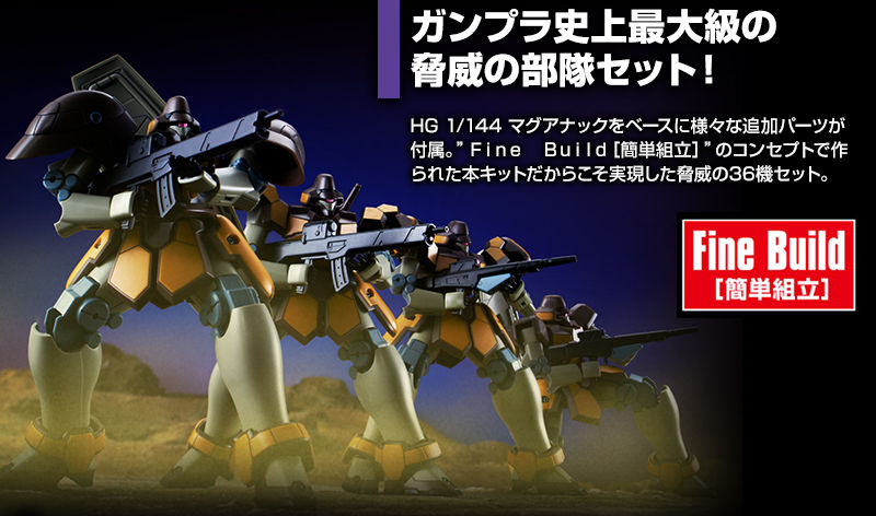 P-Bandai: HGAC 1/144 Maganac Corps [Set of 36] [REISSUE] - Release Info