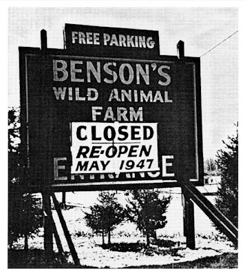 The Circus "NO SPIN ZONE": Ghost Zoo--Benson's Wild Animal Farm