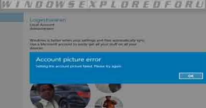 Logeshwaran.org: Setting the Account Picture failed.Please try Again ...