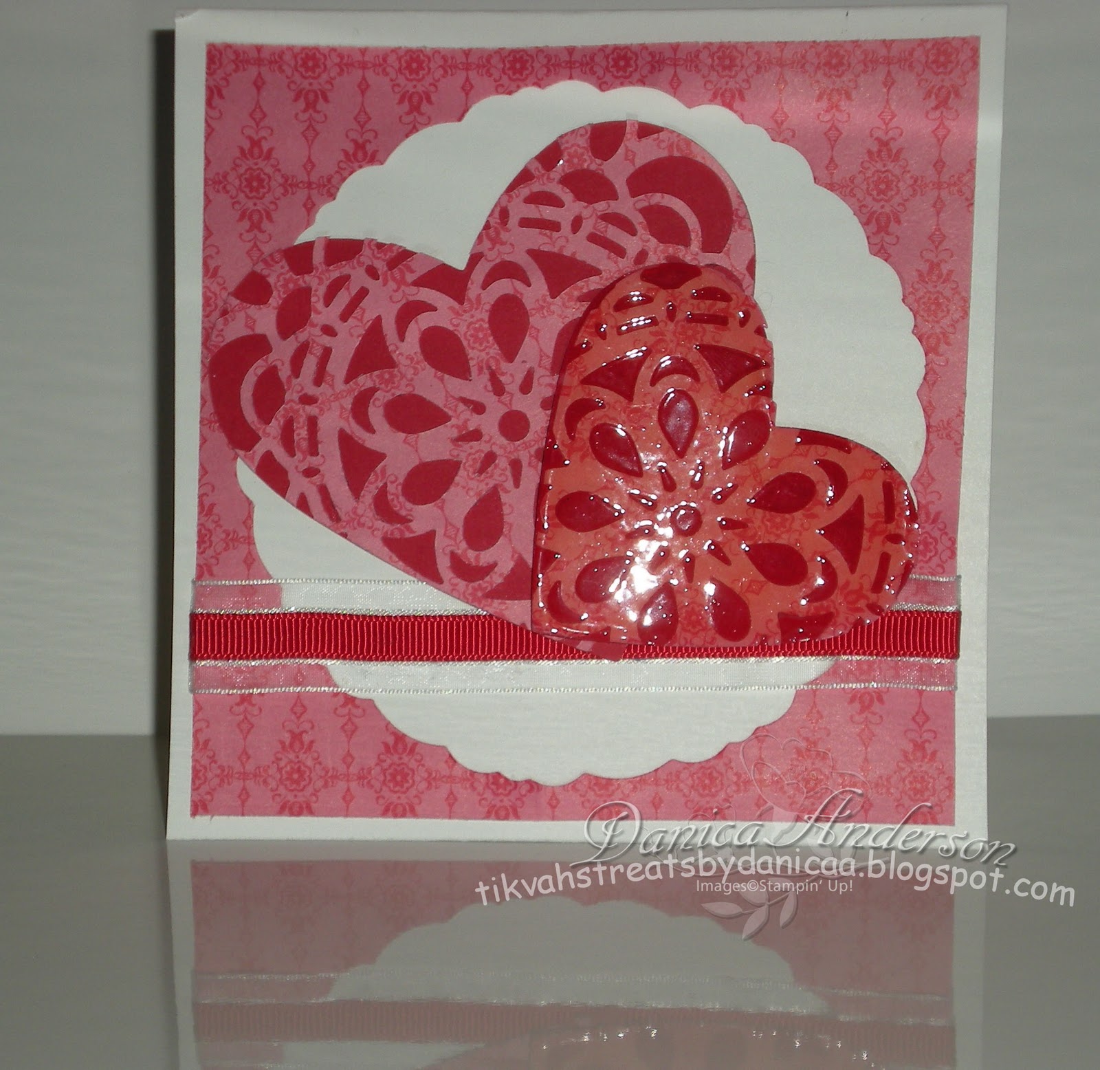 Tikvah's Treats: Double Heart Card