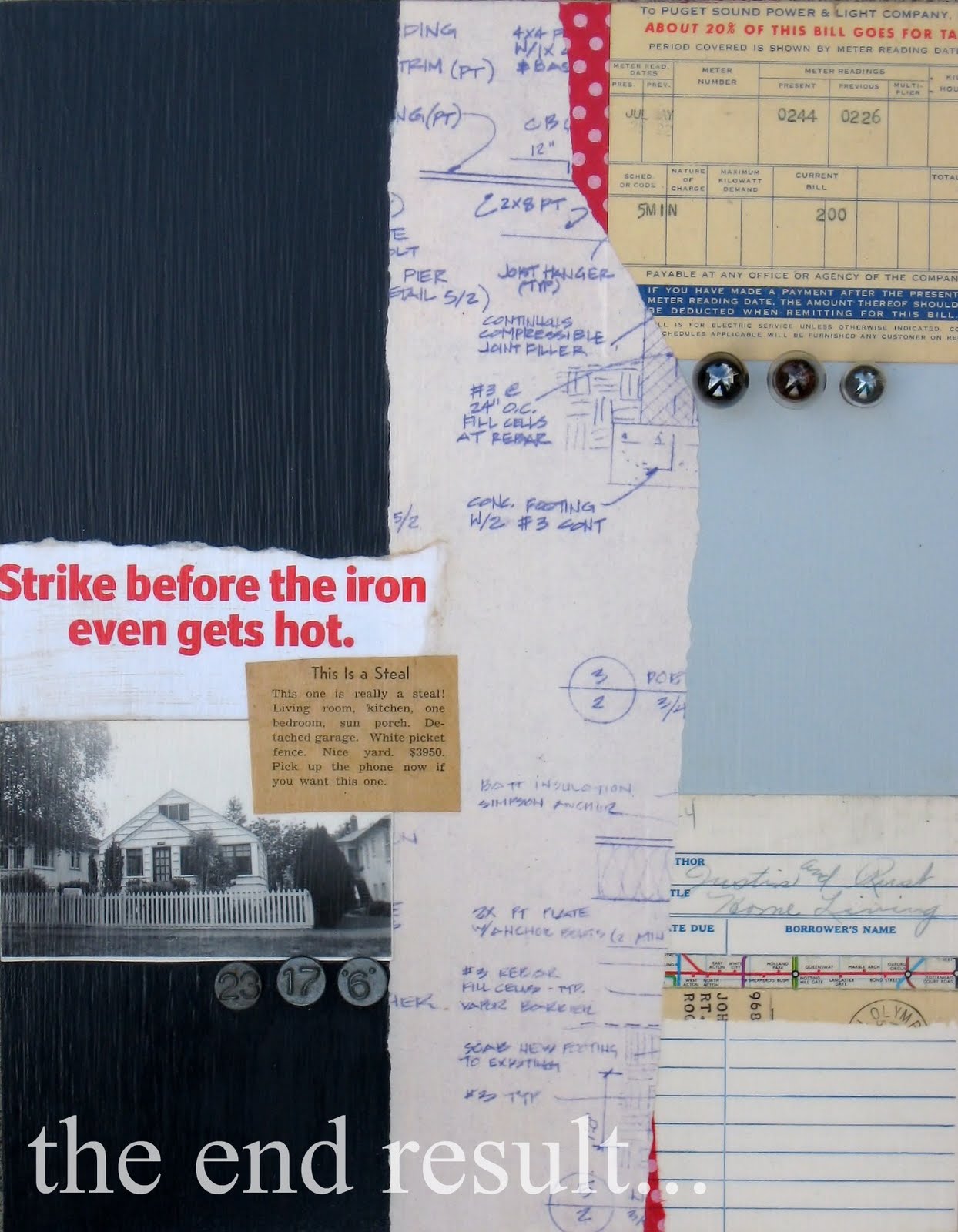 four corners design: Anatomy of a collage