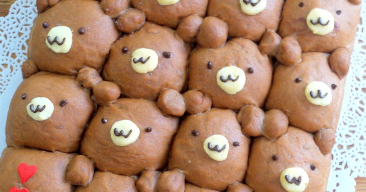 Peng's Kitchen: Chocolate Teddy Bear Pull-Apart Bread