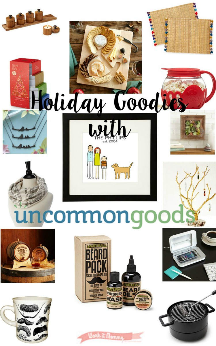 Work it Mommy: Holiday Goodies with UnCommonGoods {plus a giveaway!}