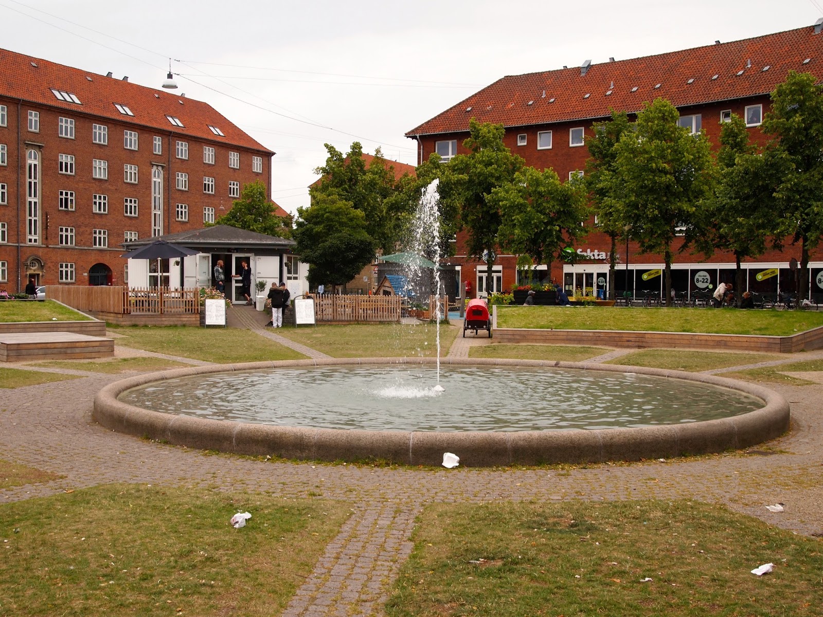 Springvand i København: Springvand på Mozarts Plads