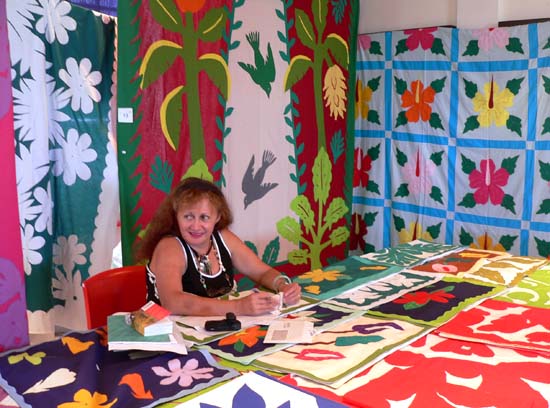 Salon du tifaifai, l'exposition / Tifaifai show in pictures