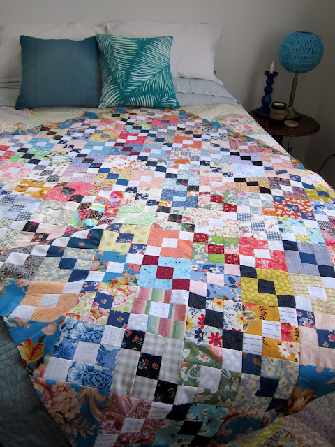 Kokaquilts: carolina chain {a finished quilt top}