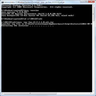 My experience in Middleware & Big Data: ODI 12C Studio installation