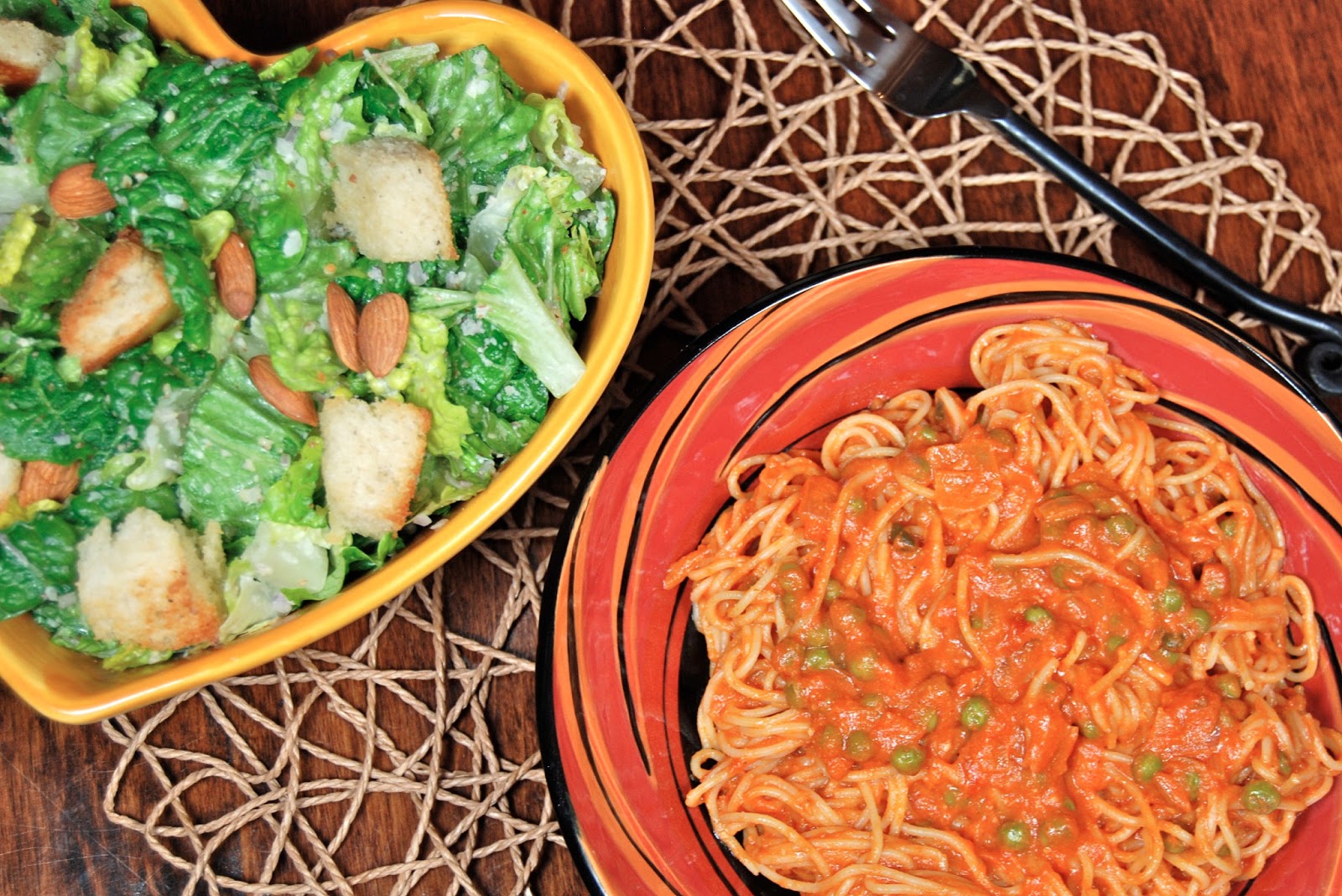 Crazy Sexy Kitchen Project: Caesar Salad & Vodka Pasta