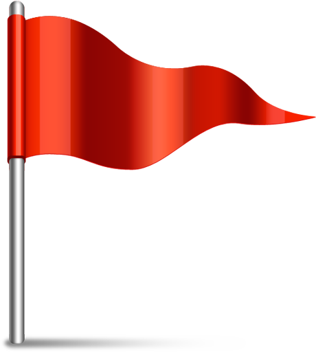 Faith Life and Relationships : When you see red flags...STOP!!
