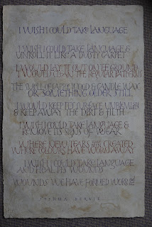 Pen and Ink Calligraphy: Poetry collaboration with Radley College