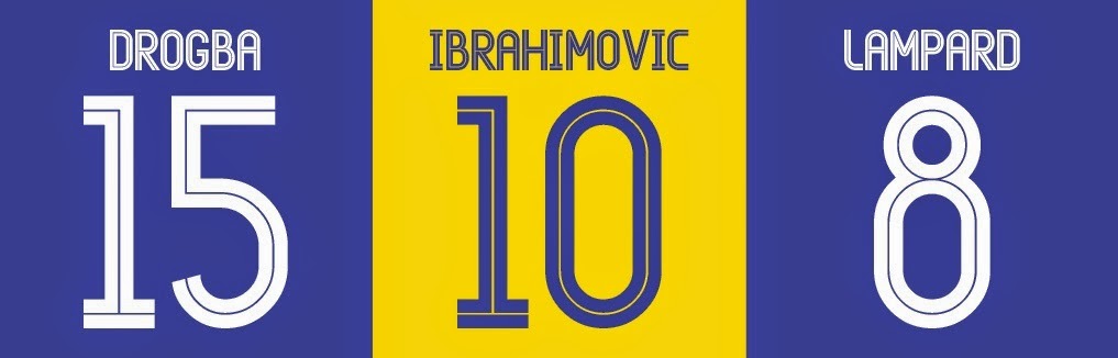 Font Number Football: Font Umbro 2004