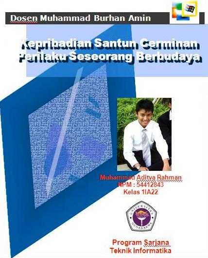 Muhammad Aditya Rahman | aditrusty's Blog: MAKALAH 1 IBD : KEPRIBADIAN ...