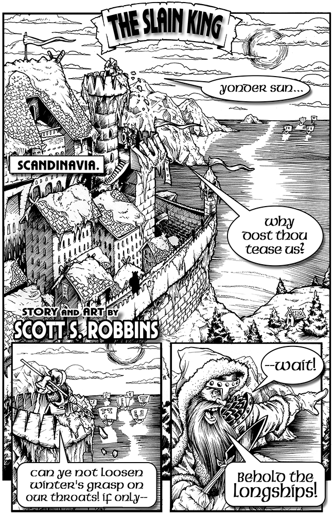 The Art of Scott S. Robbins: THE SLAIN KING