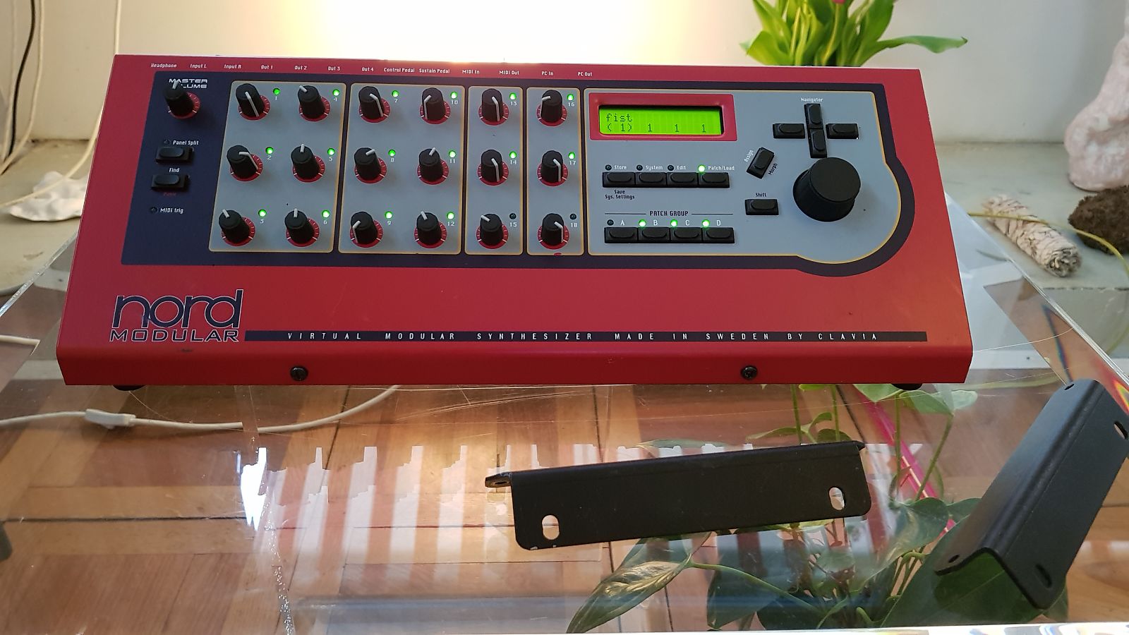 MATRIXSYNTH: Clavia Nord Modular G1 Rack SN 97110244