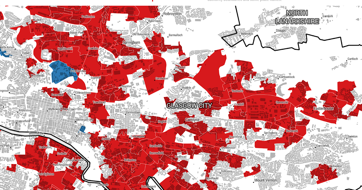 Stats, Maps n Pix: SIMD 2016: Concentration and Contrasts