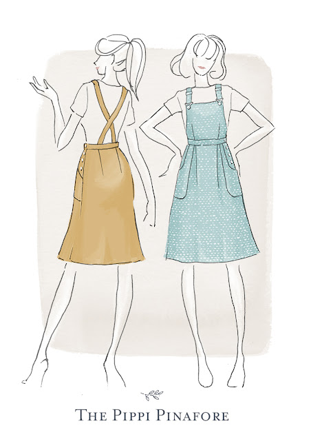 New Pattern Release - The Pippi Pinafore... | Jennifer Lauren Handmade