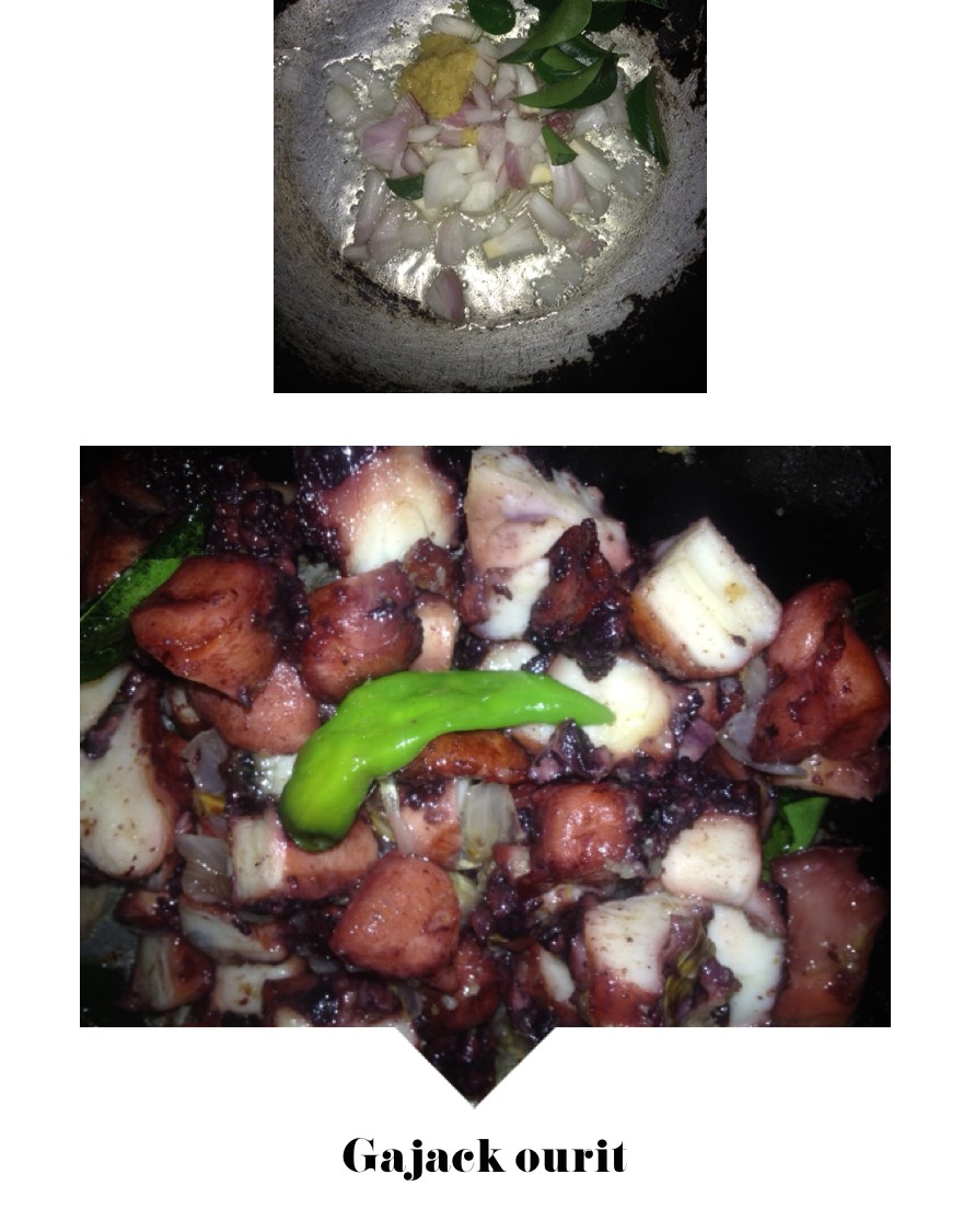 Mauritian and Fusion Cuisine: Easy Octopus-gajack ourite