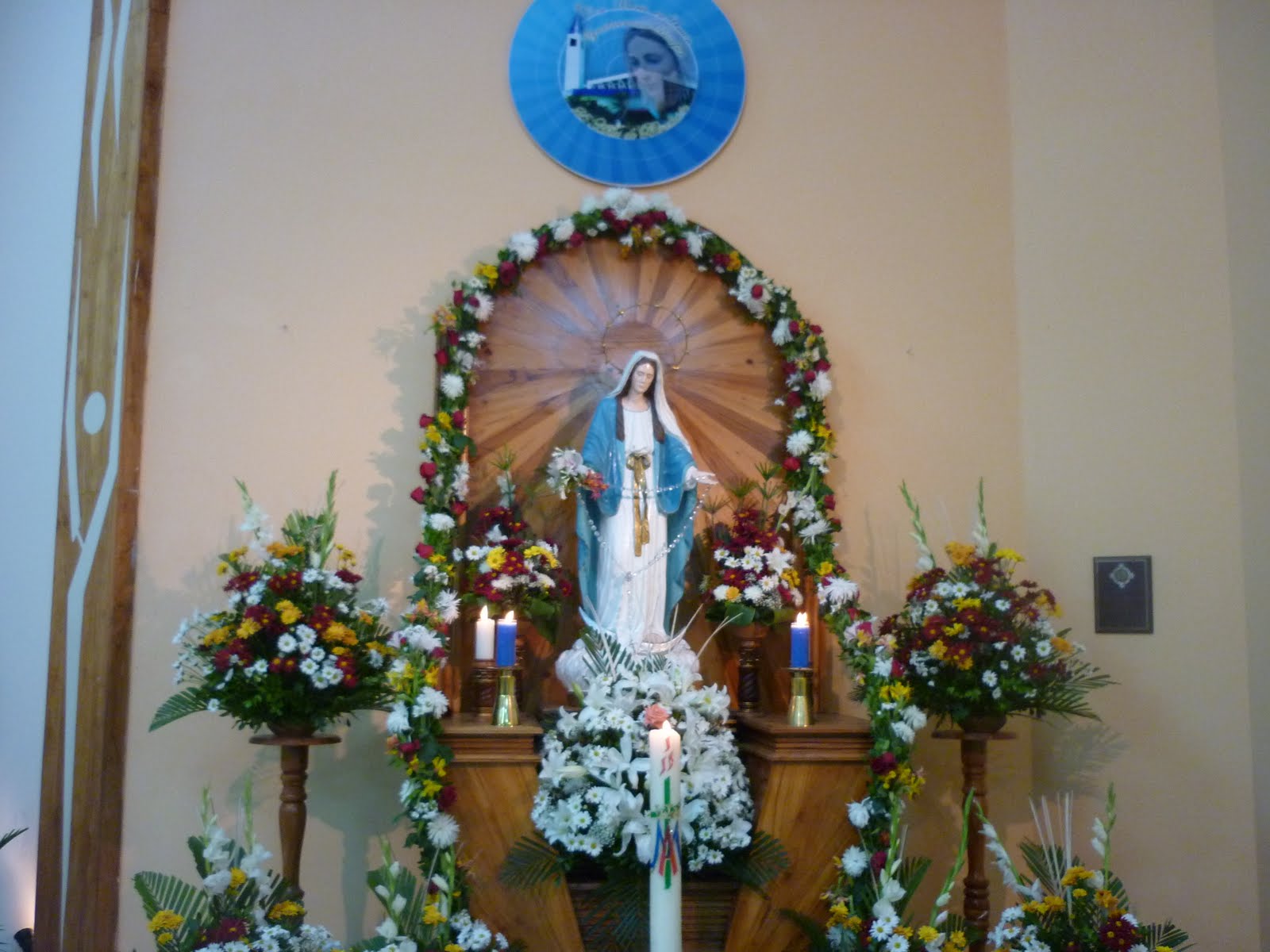 Mi bella Parroquia El Laurel: Fotos de la remodelación del templo SANTA ...