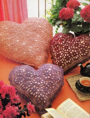 Crochet: Placemats Heart