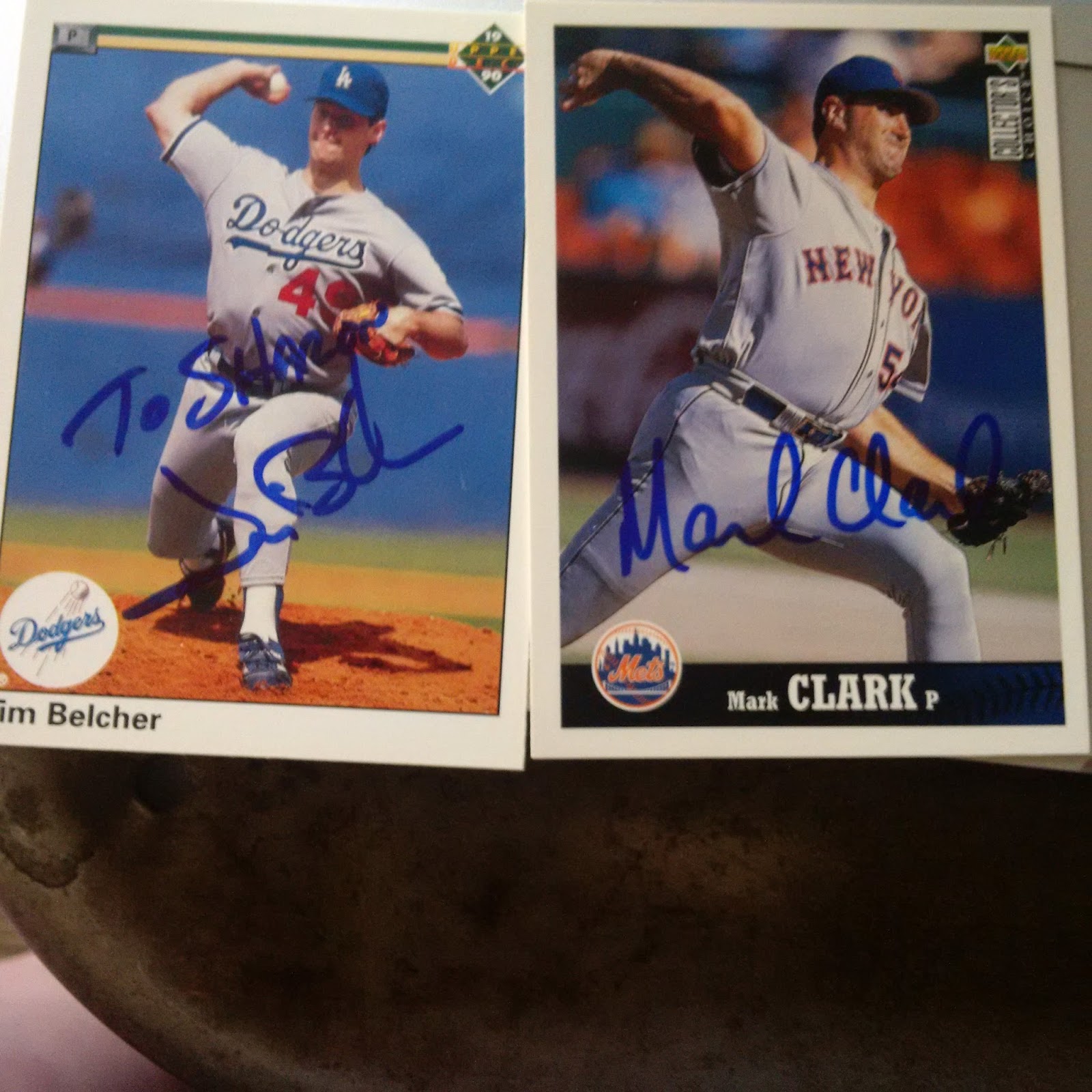 My TTM Baseball Autographs and more: Former pitchers Tim Belcher and ...