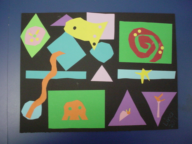 Mrs. Knight's Smartest Artists: Matisse, part 2: "drawing with scissors"