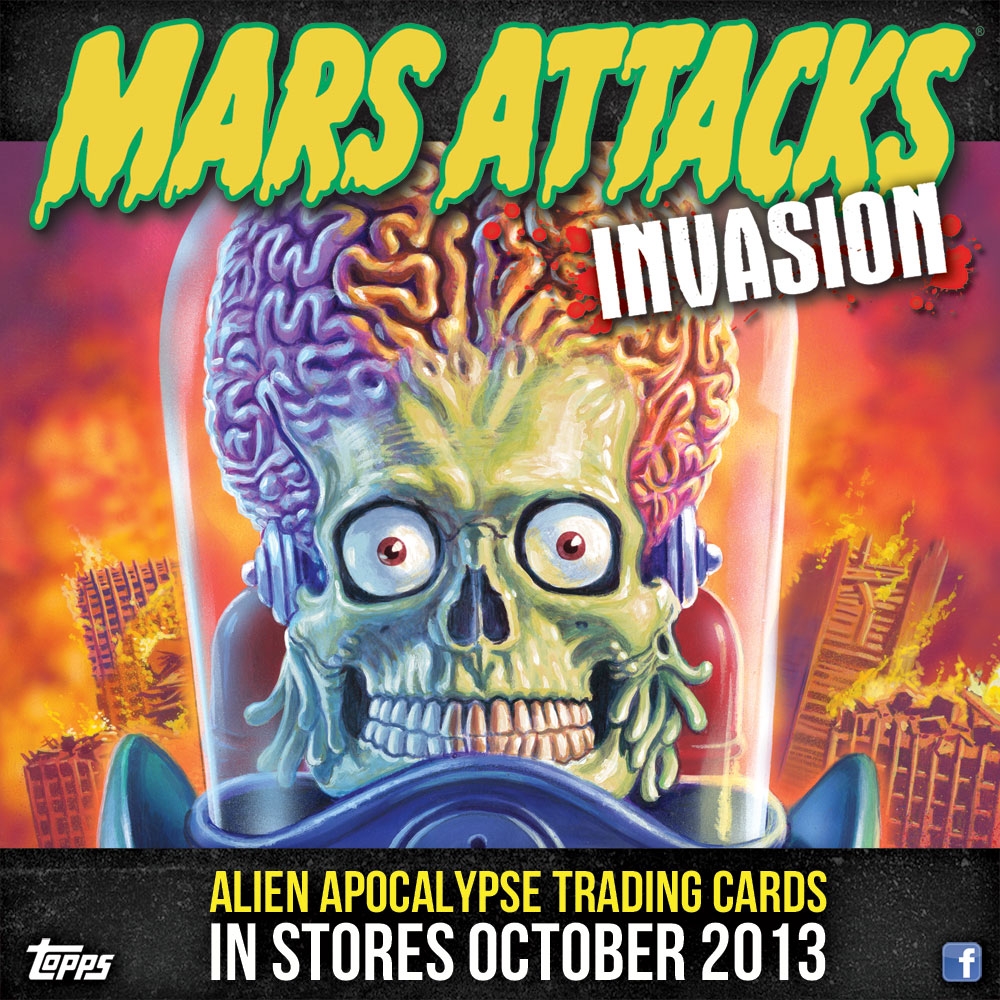 First New "Mars Attacks" Cards in Half a Century!
