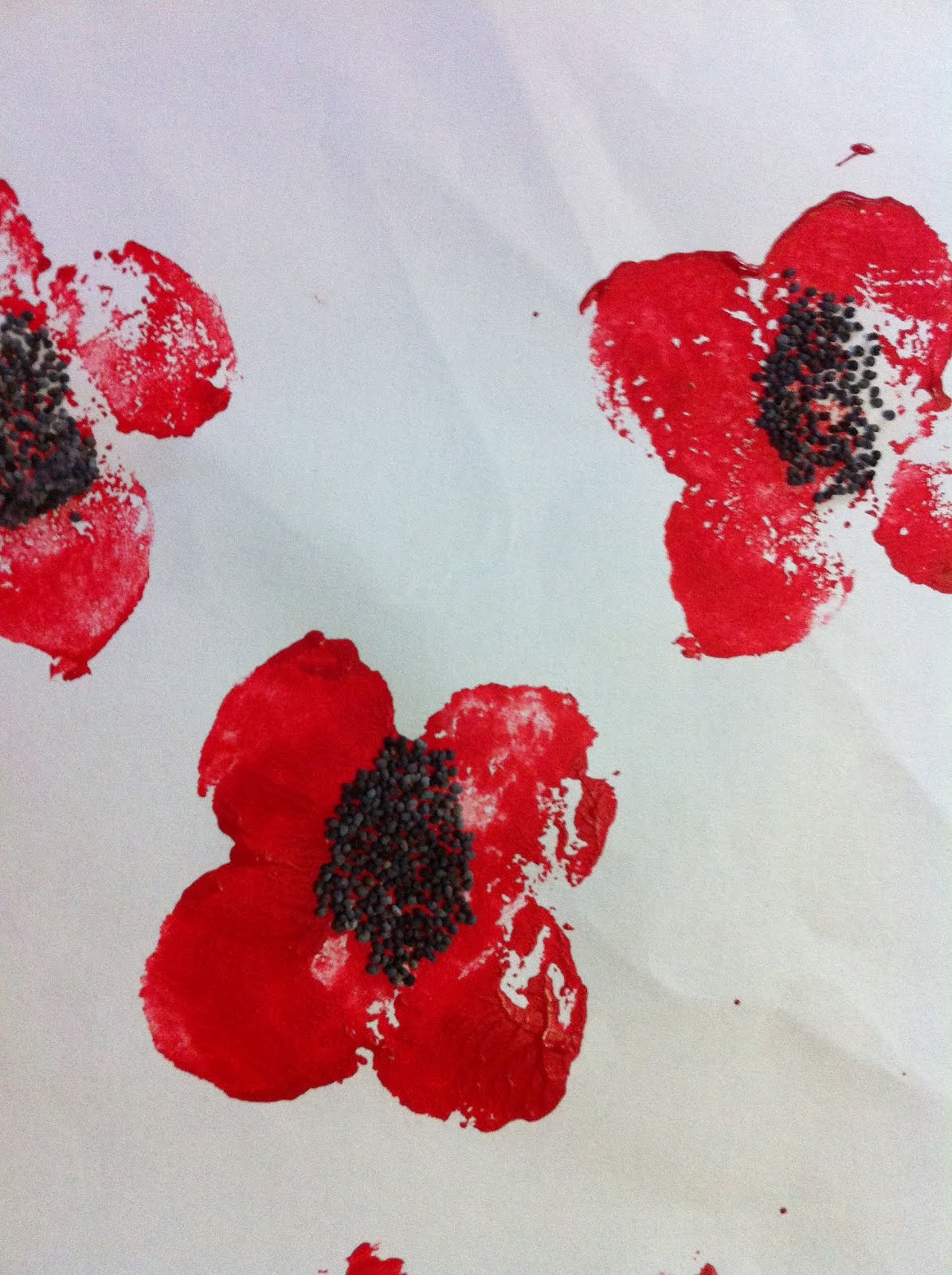The Learning Curve: Anzac Day Poppy Potato Prints!