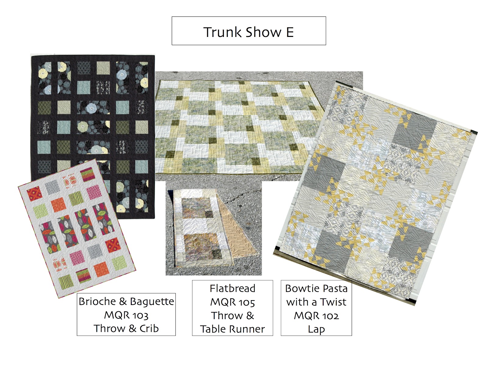 Modern Quilt Relish: Trunk Shows