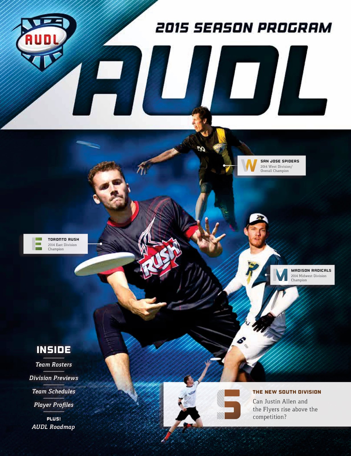 Sludge Output: AUDL Magazine Covers Since 2014