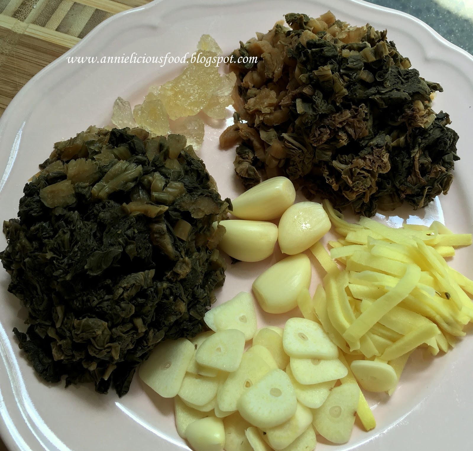 Annielicious Food: Hakka Simmered Pork Belly with Preserved Mustard ...