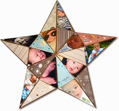Ben Franklin Crafts and Frame Shop: DIY: Metal Star Photo Collage