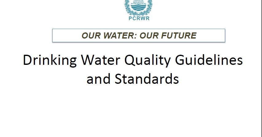 Article Library: Drinking Water Quality Guidelines and Standards