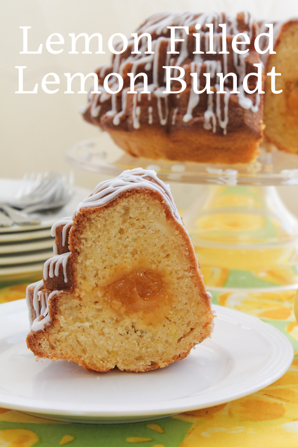 Food Lust People Love: Lemon Filled Lemon Bundt #BundtBakers