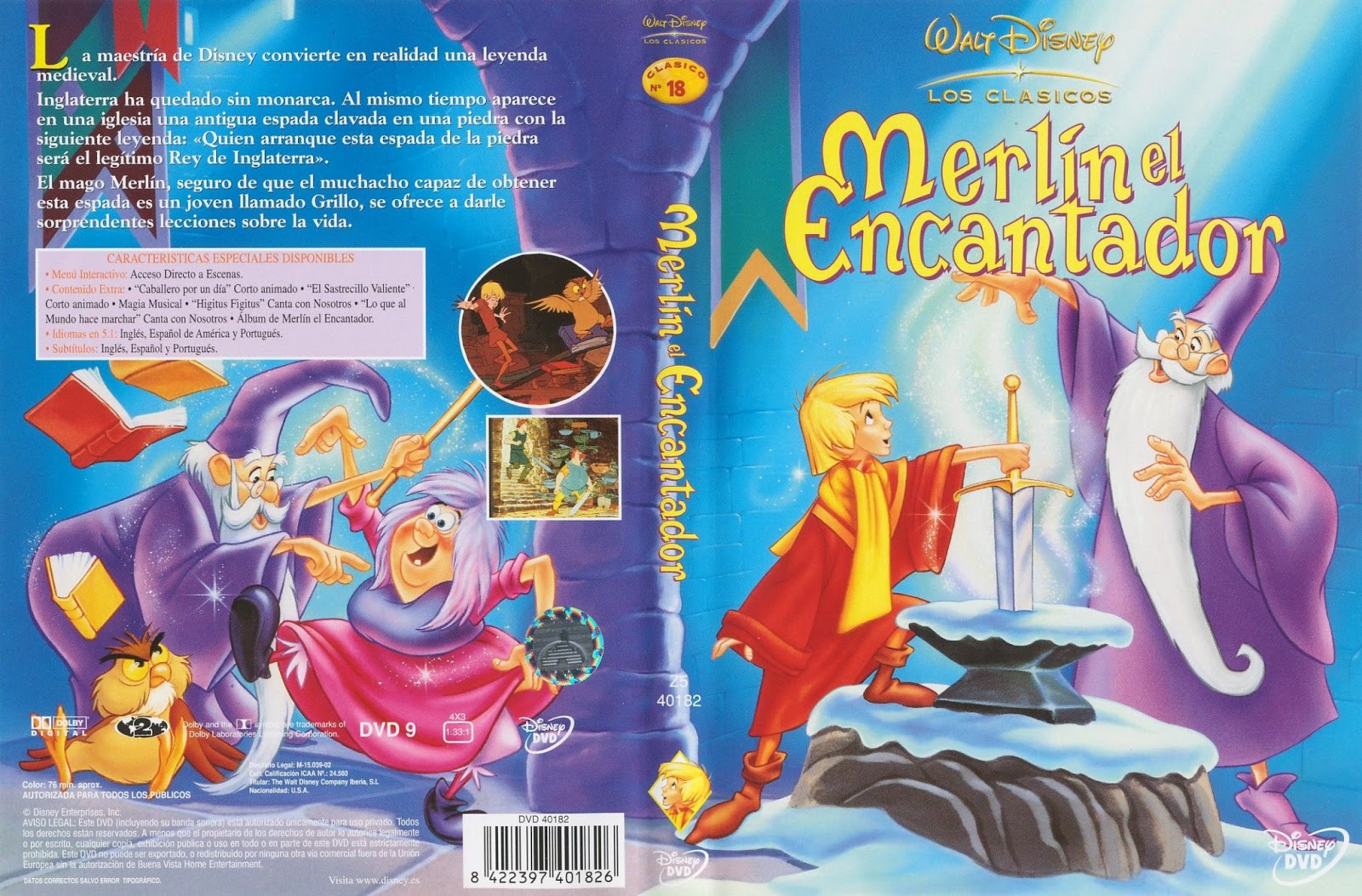 TÓMBOLA DISNEY: 18 - Merlín, el Encantador