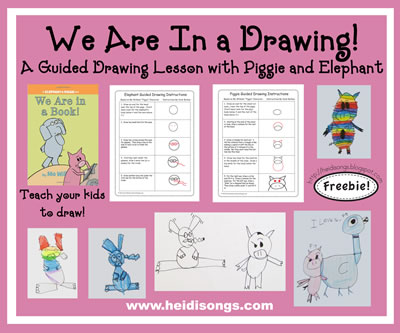 Mo Willems' Elephant & Piggie Paper Bag Puppets Freebie!