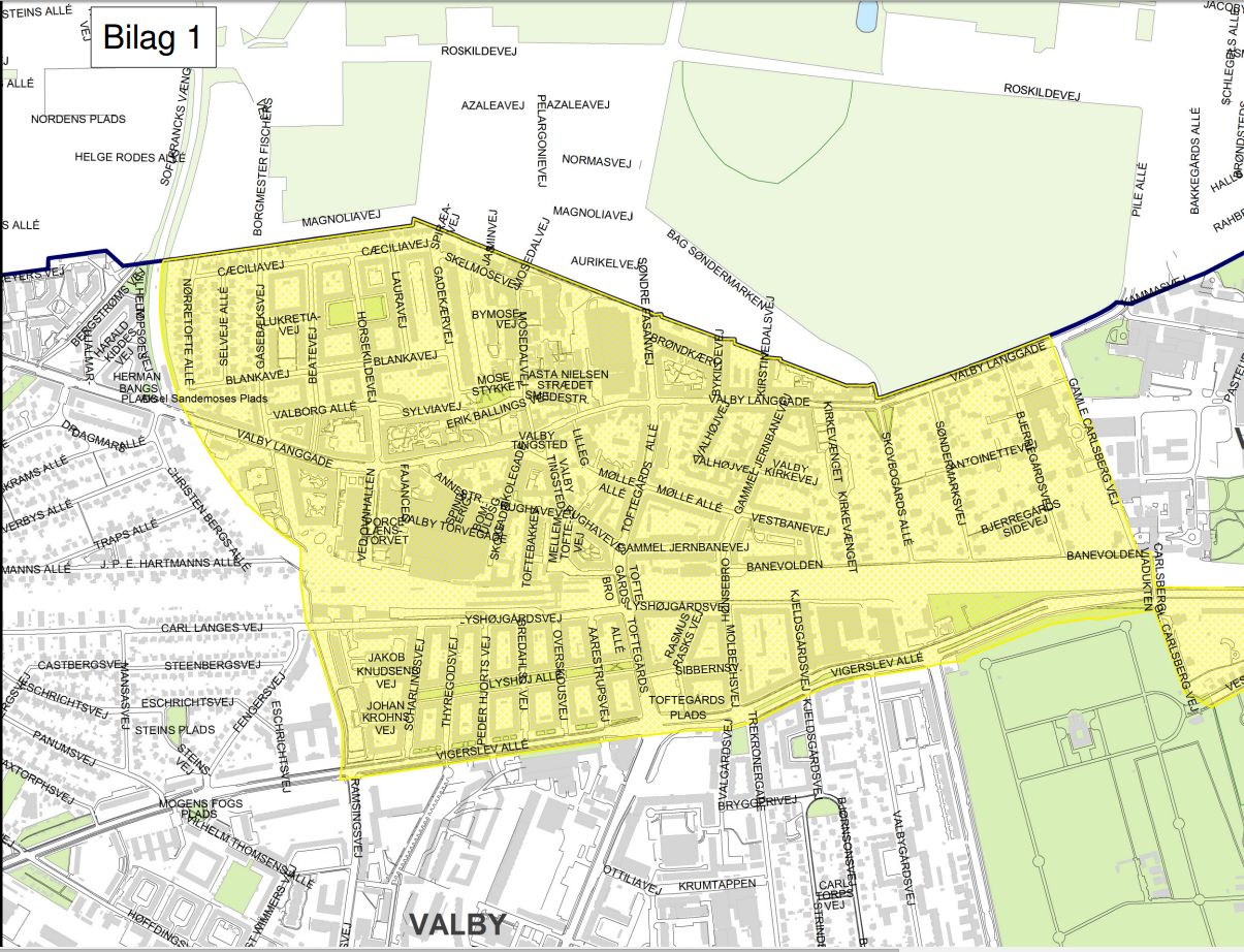Valby og København, før og nu: Ny P-zone i centrale Valby
