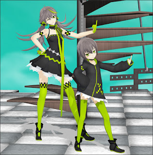 Miku Miku Douga: [MMD]ISAO式 ハル + ステージ