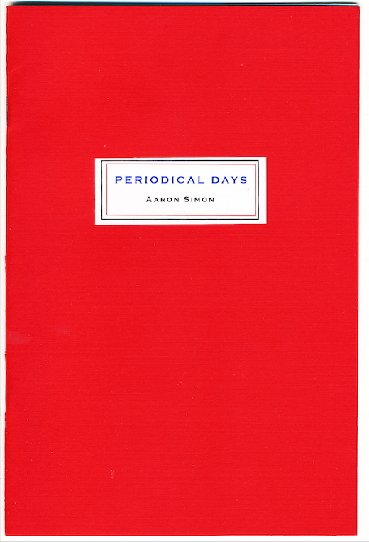 chap*books: 3 views of Aaron Simon