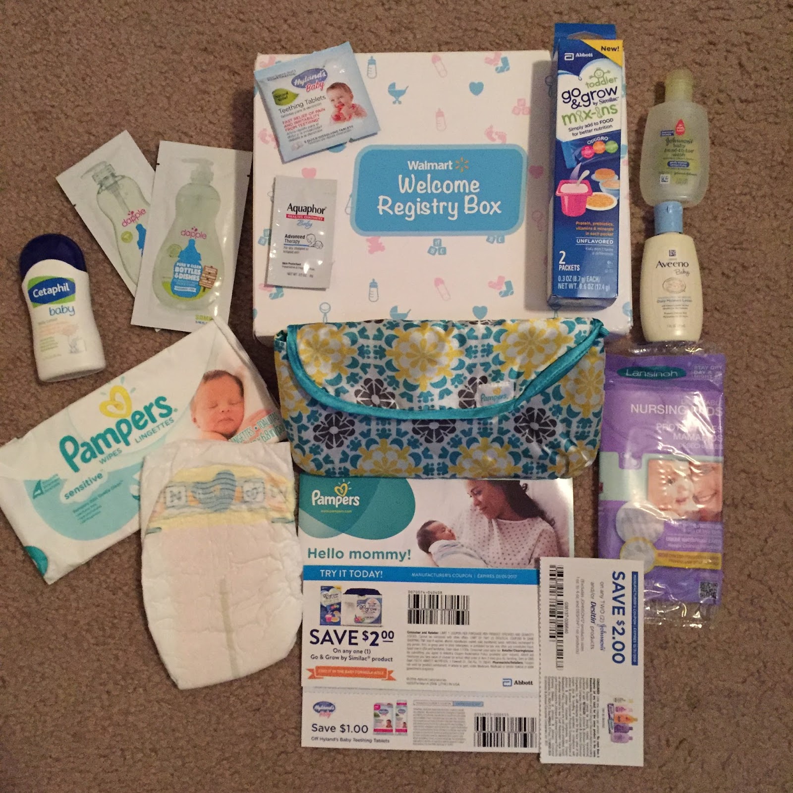 To Give And Get Reviews: Walmart Baby Welcome Box