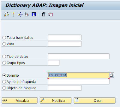 Universo SAP: Diccionario de Datos - Dominios parte 1
