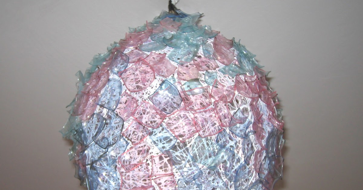 Indrani Handmade: Abajur din peturi reciclate