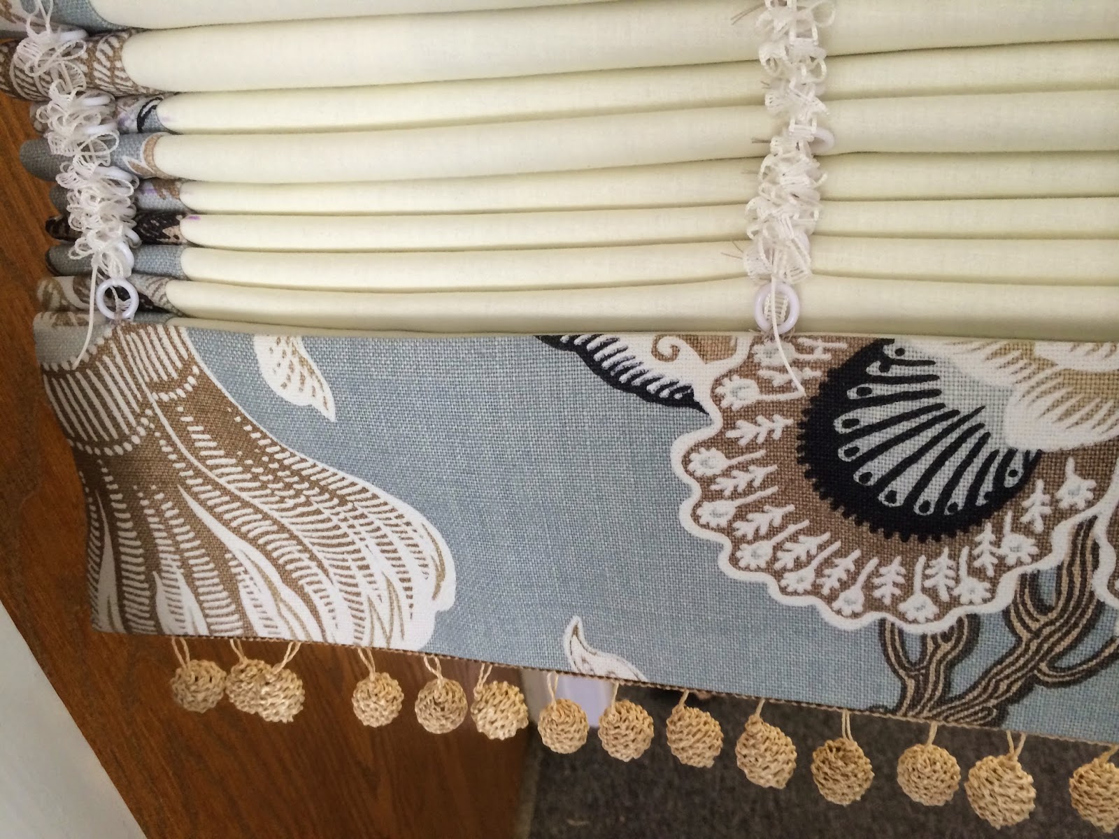 Leatherwood Design Co: My new method for shade bottom hems