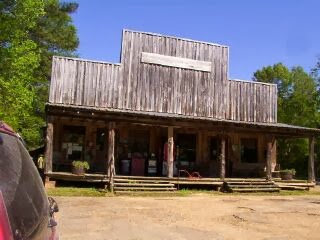 Between the Gate Posts: Old Country Store Union Church, Mississippi