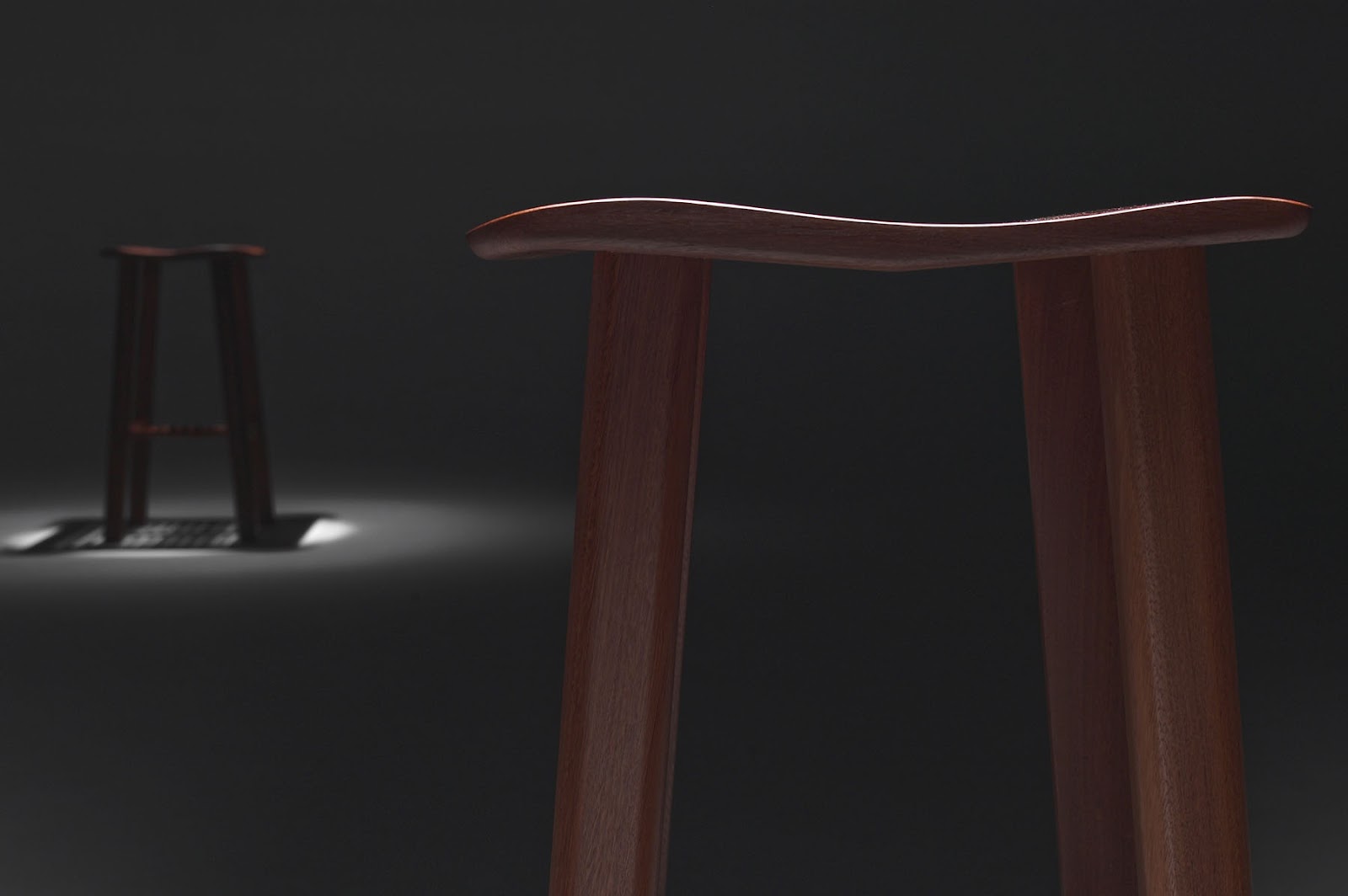 Dunstone Design: "The Grotto" and the Waterfall Stool