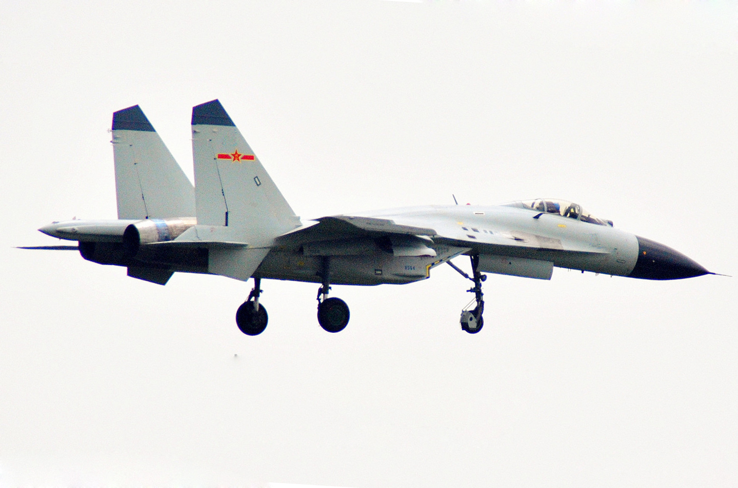 Chinese Naval Air Force's J-11B Flanker B Fighter Jet | Chinese ...