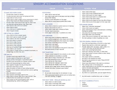 Sensory Solutions: Sensory Accommodations for Students